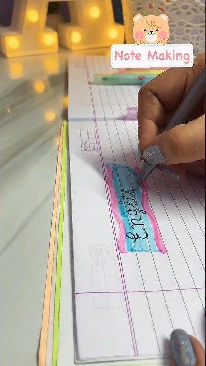 📓Note taking essentials Aesthetic Notes📚How to take notes🌸#shorts # ...