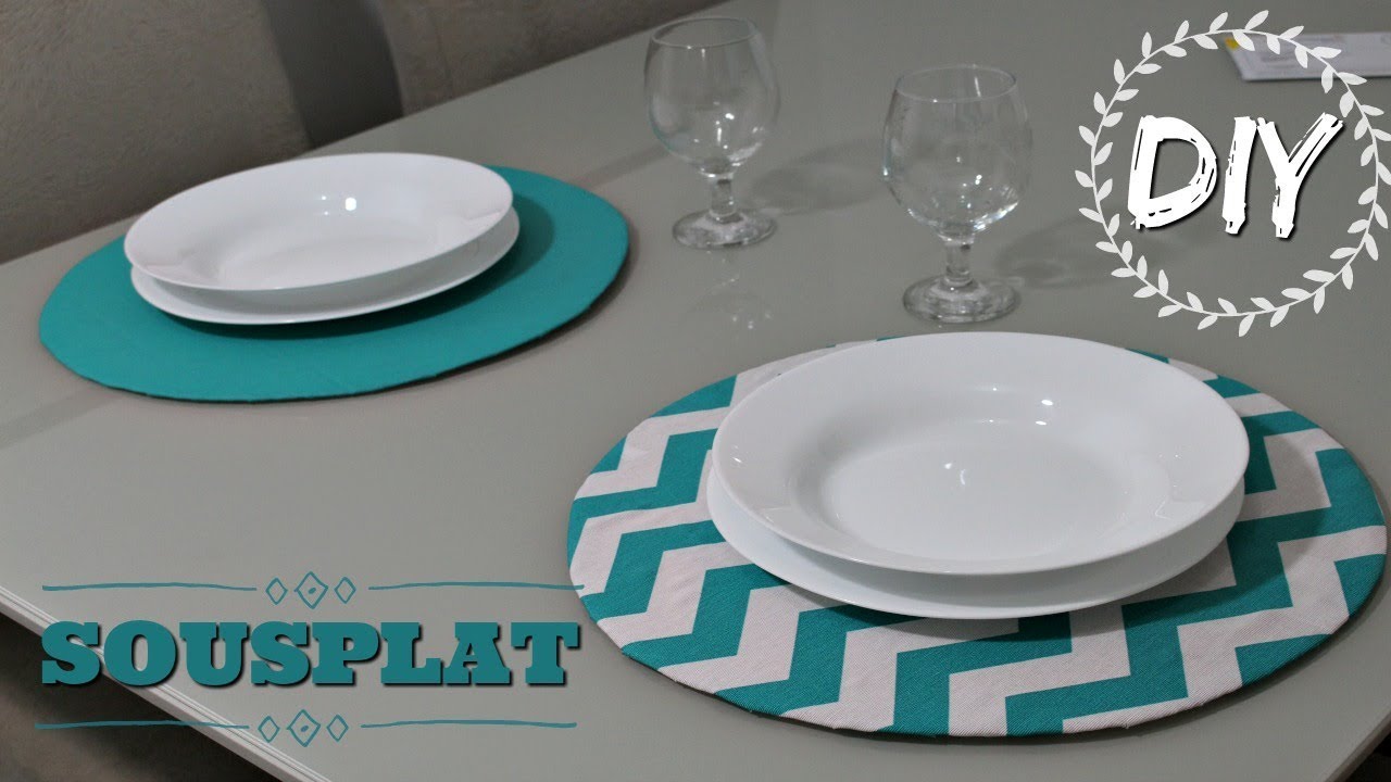 DIY | Sousplat - YouTube