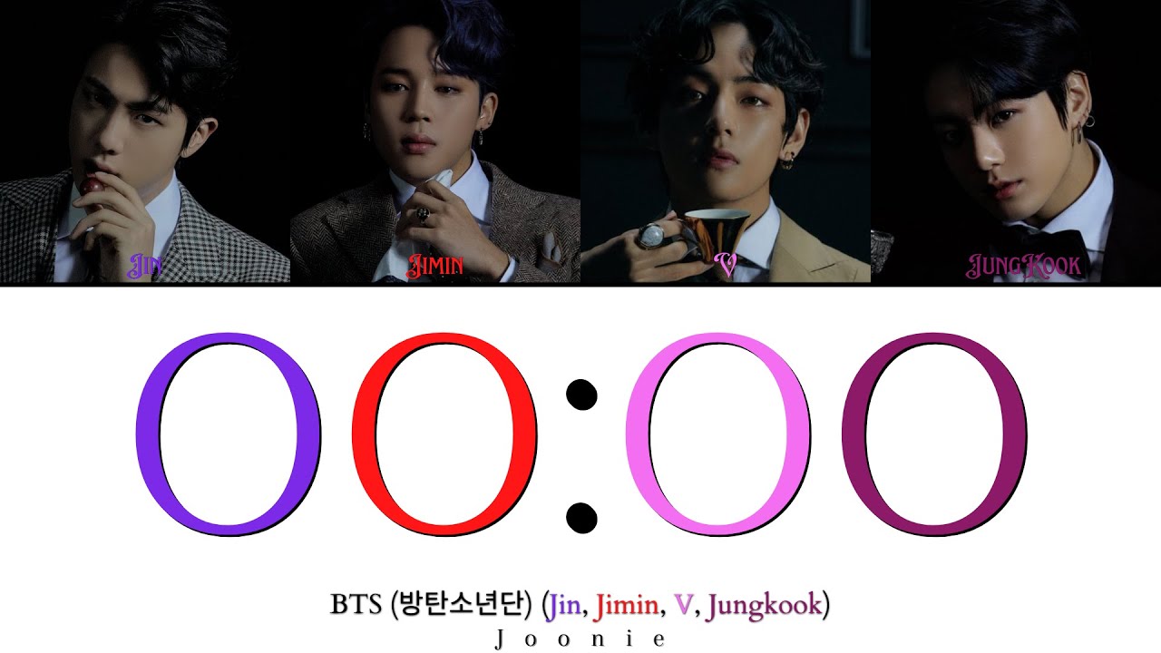 BTS (방탄소년단) '(Zero O’Clock)' (JIN & JIMIN & V & JUNGKOOK) Lyrics (Color ...