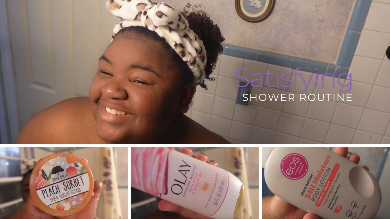Satisfying Shower & Skincare Routine for Glowing Skin | Self-Care ...