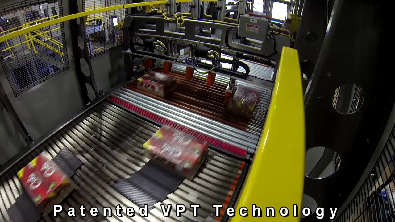 HL9200 High Speed, Inline Palletizer with VPT Patented Technology - YouTube
