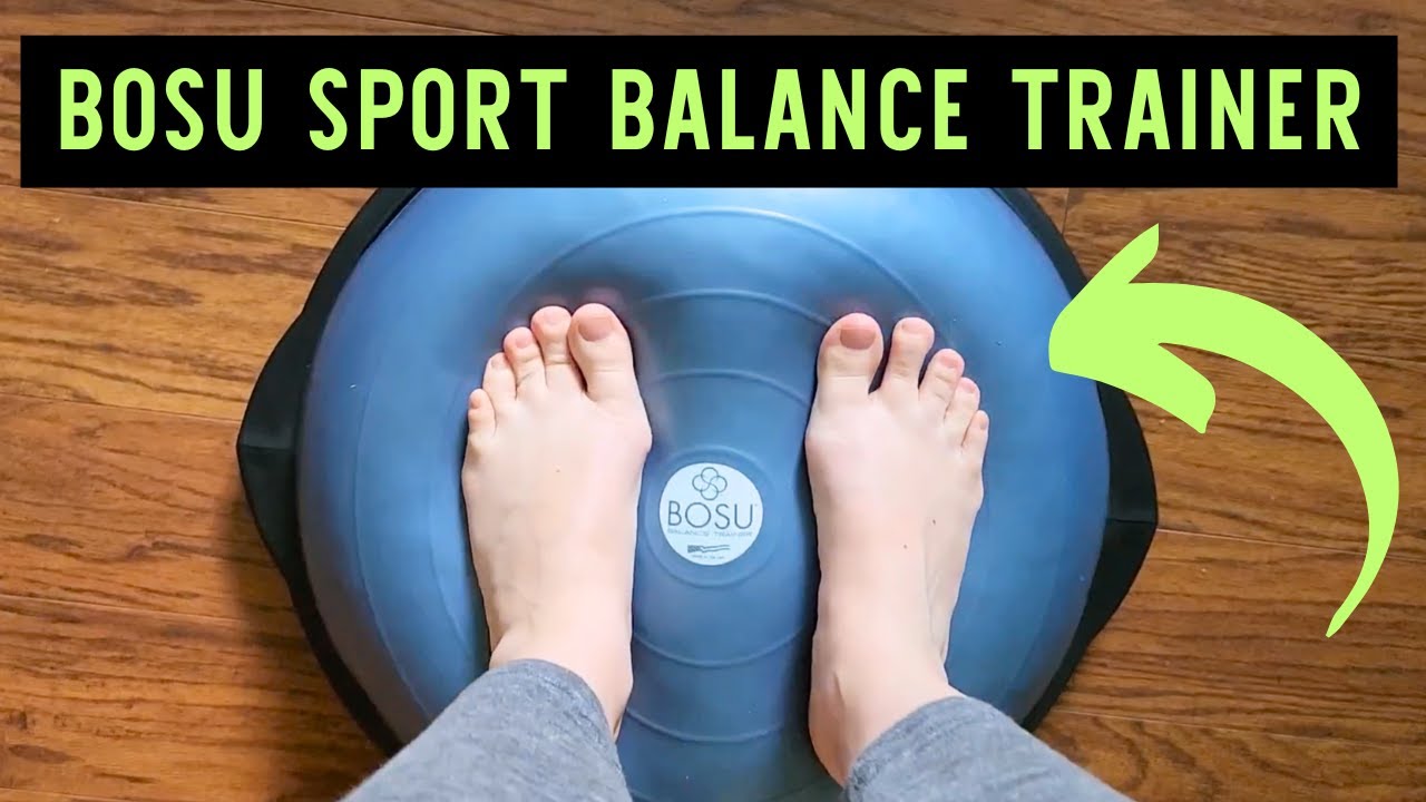 BOSU Sport Balance Trainer is a Perfect Portable Fitness Tool - YouTube