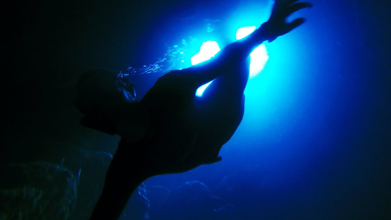 CAVE FREEDIVING - The Light at the End of the Tunnel - YouTube