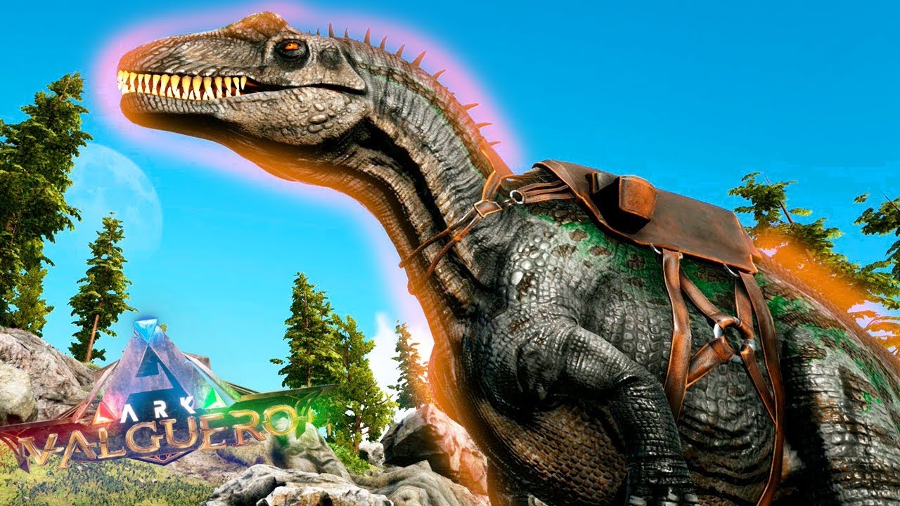 ARK VALGUERO #65 - O Farm de ACROCANTOSSAURO! SENSACIONAL! - YouTube
