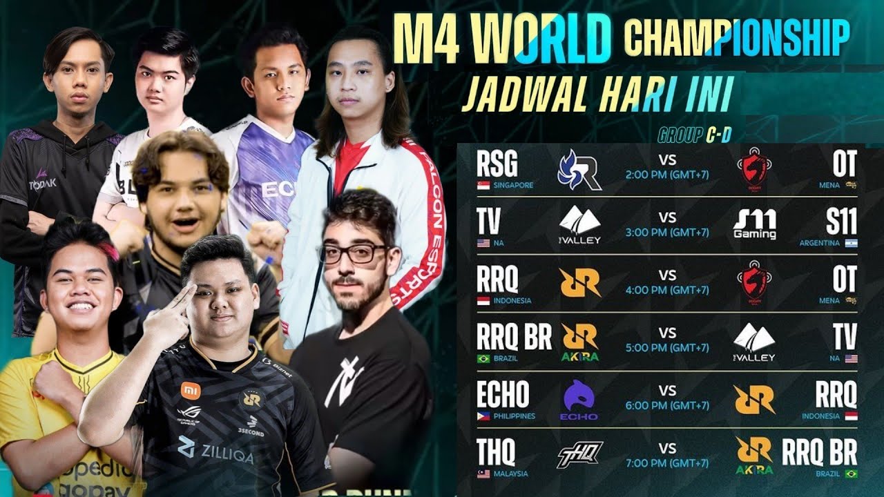 KLASEMEN & JADWAL M4 MLBB WORLD CHAMPIONSHIP 2022 | HARI INI SENIN 2 ...