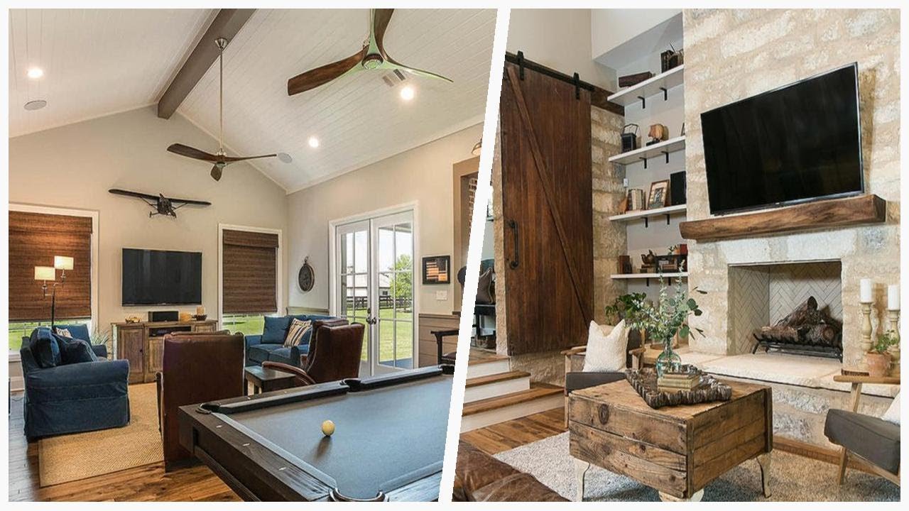 75 Farmhouse Game Room Design Ideas You'll Love 😊 - YouTube