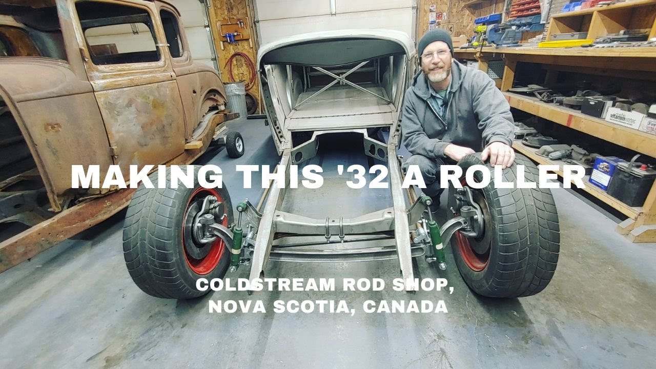 1932 Ford Roadster making progress on our car - YouTube