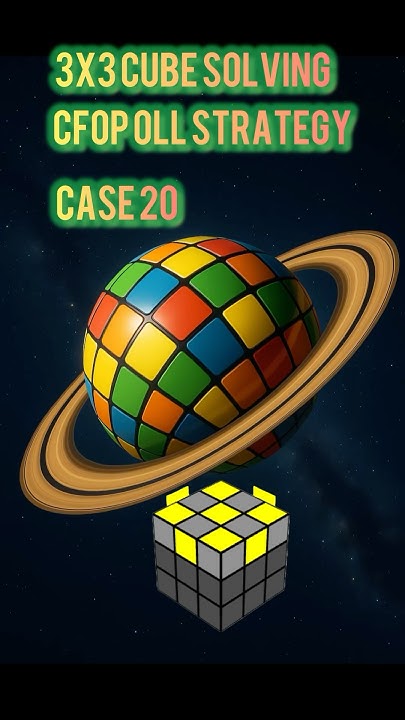 3x3 Cube Solver CFOP OLL Algorithm - Case 20 #cubing #3x3solve ...