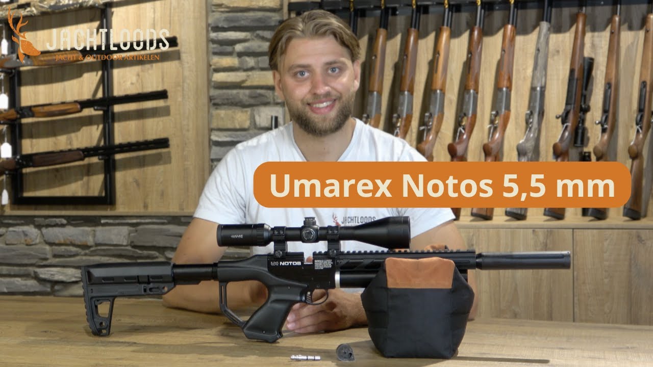 Umarex Notos Carbine 5,5 mm PCP buks - JACHTLOODS - YouTube
