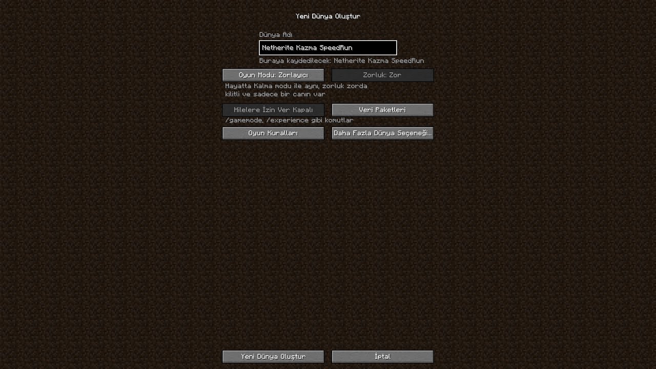 Netherite Kazma SpeedRun ( 1:18 ) - YouTube