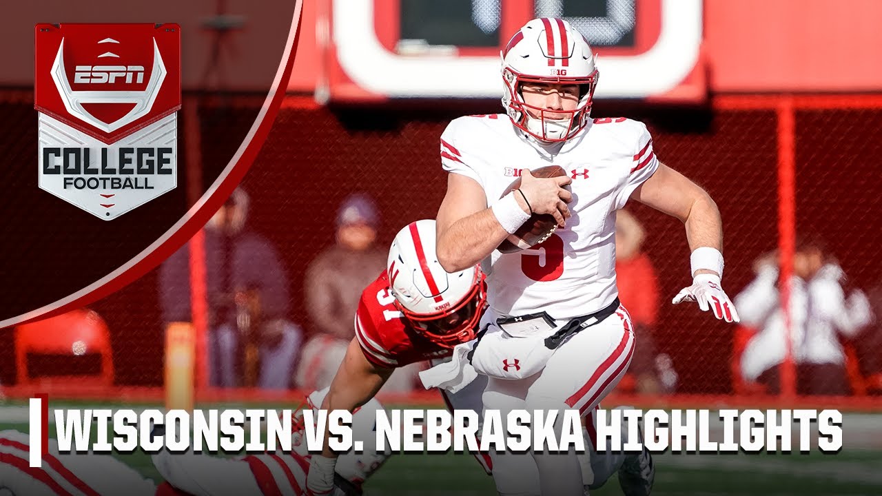 Wisconsin Badgers vs. Nebraska Cornhuskers | Full Game Highlights - YouTube