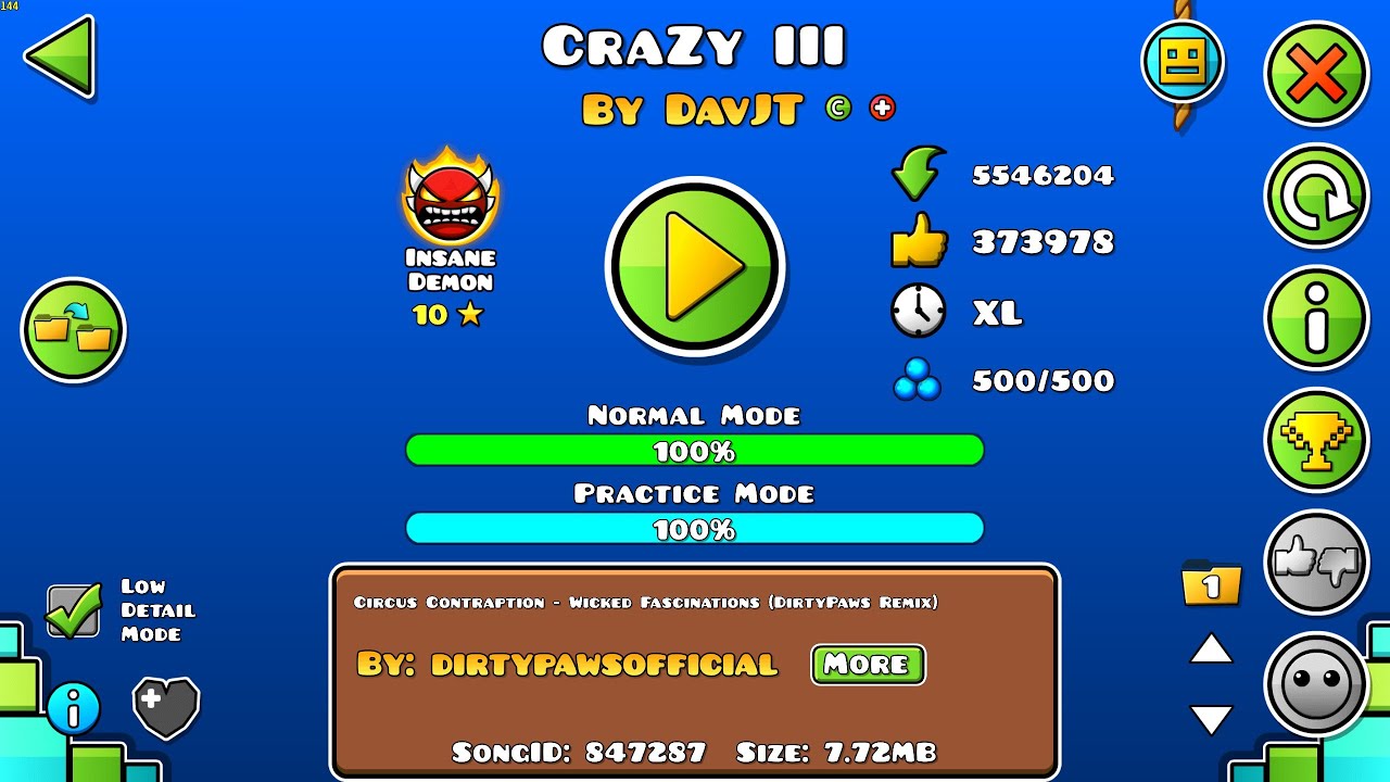 Crazy III - 100% - YouTube
