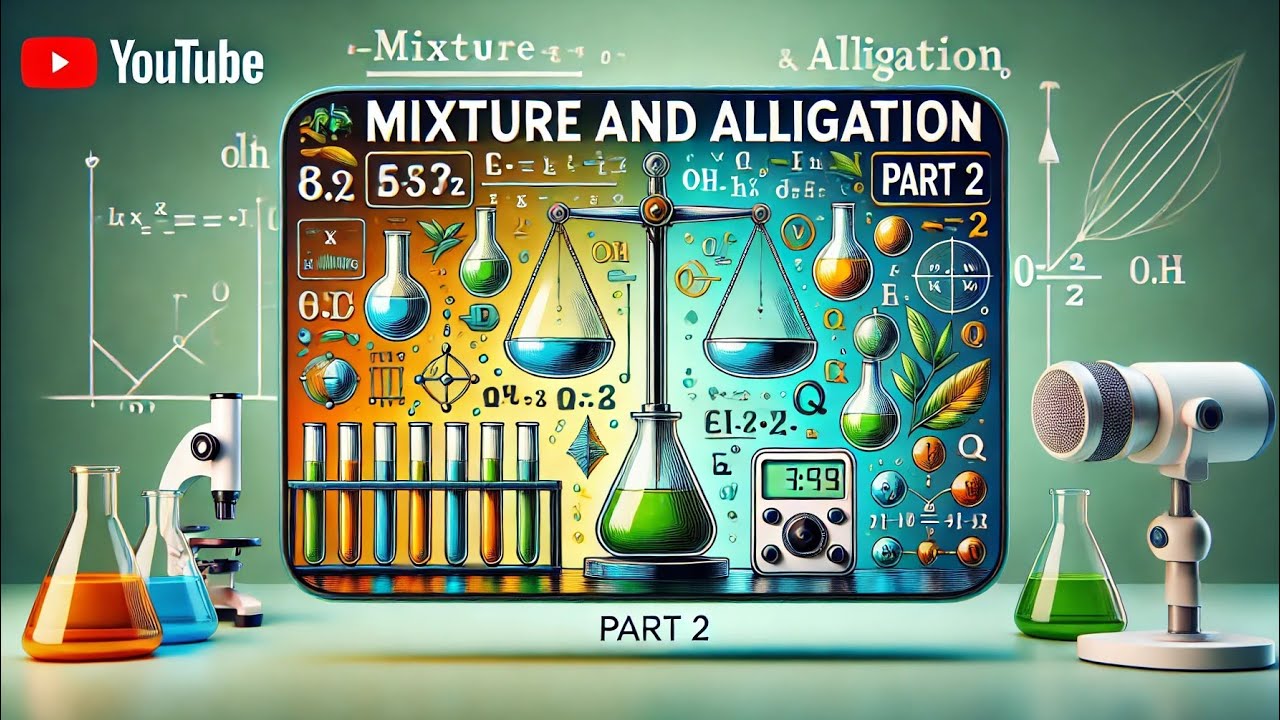 Mixture and alligation part2 - YouTube