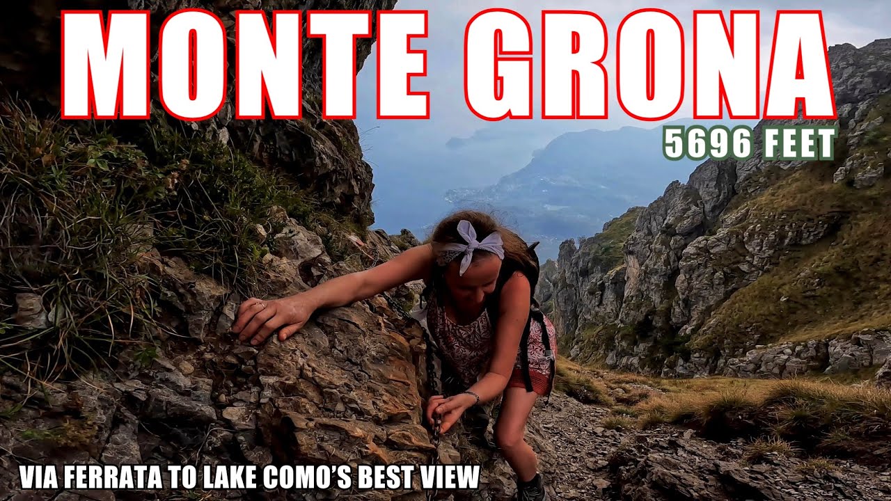 Climbing Monte Grona, best view over Lake Como! - YouTube