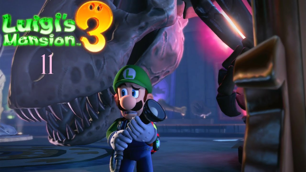 Luigi's Mansion 3 Part 11 - Night In The Museum | CPU Cyan Heart - YouTube
