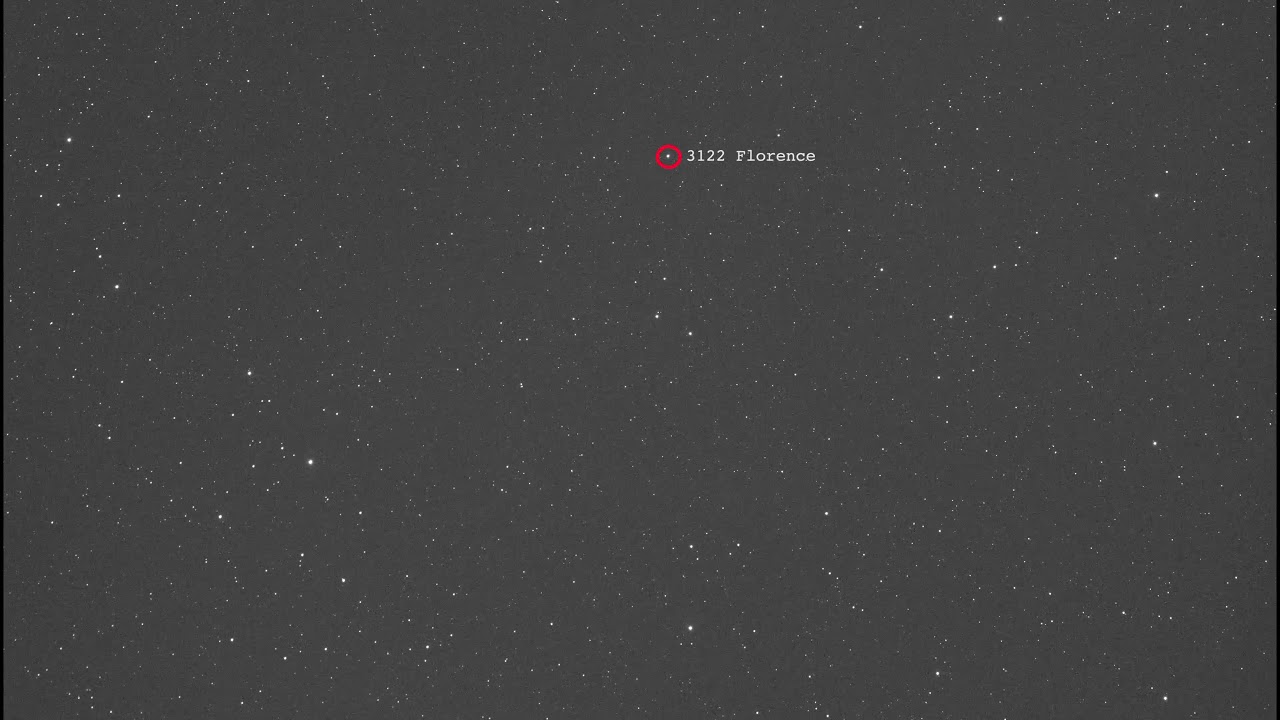 3122 FLORENCE. Paso asteroide desde Torroja del Priorat - YouTube