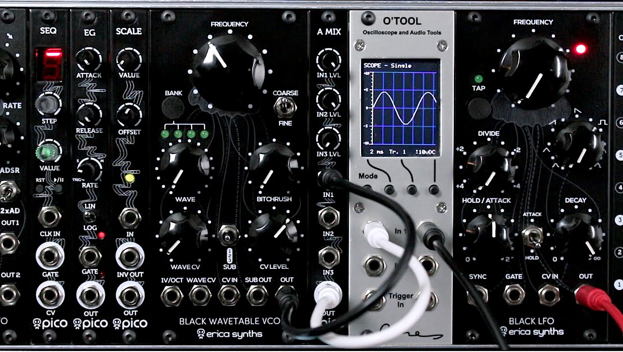 Erica Synths Black Wavetable VCO demo - YouTube