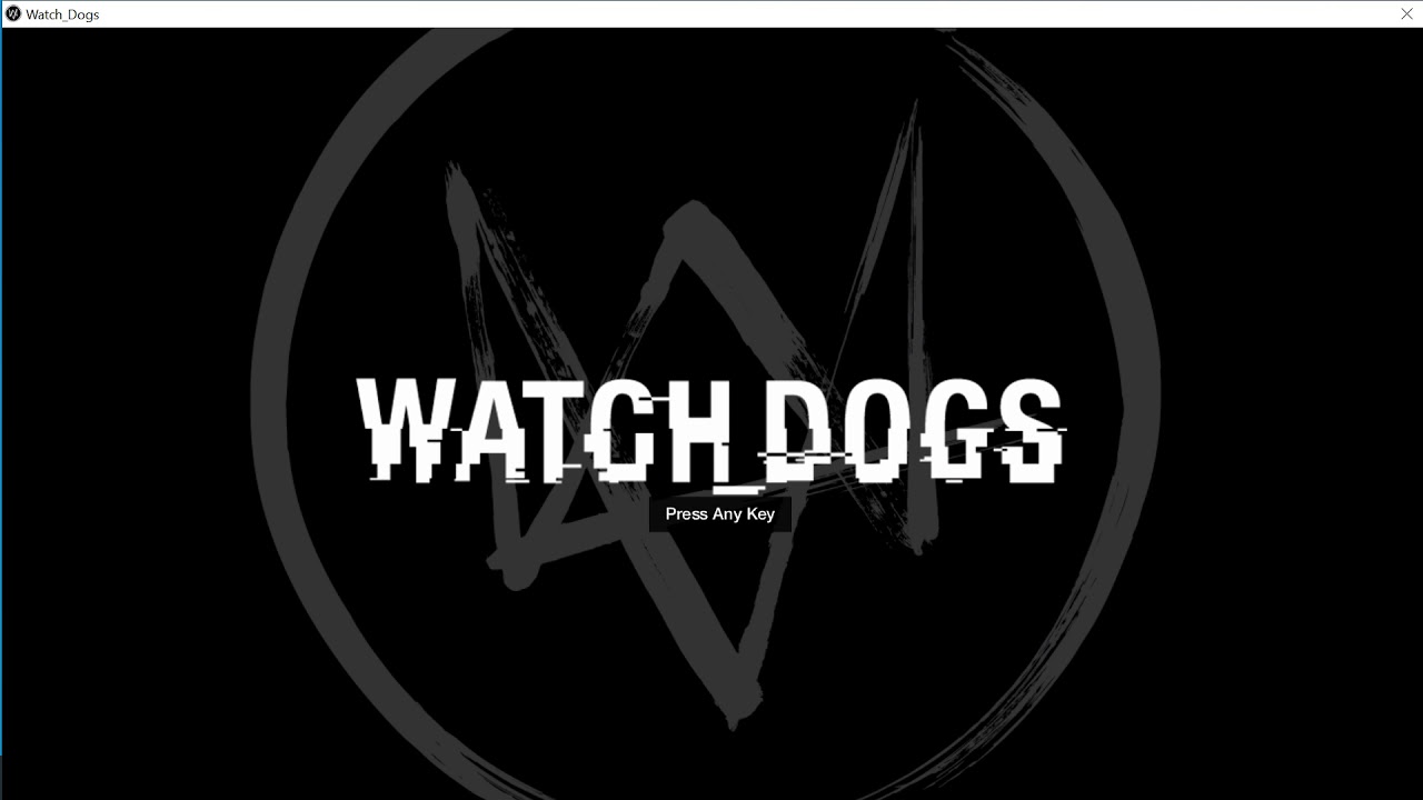 Watch Dogs 2013 build starting screen final game - YouTube