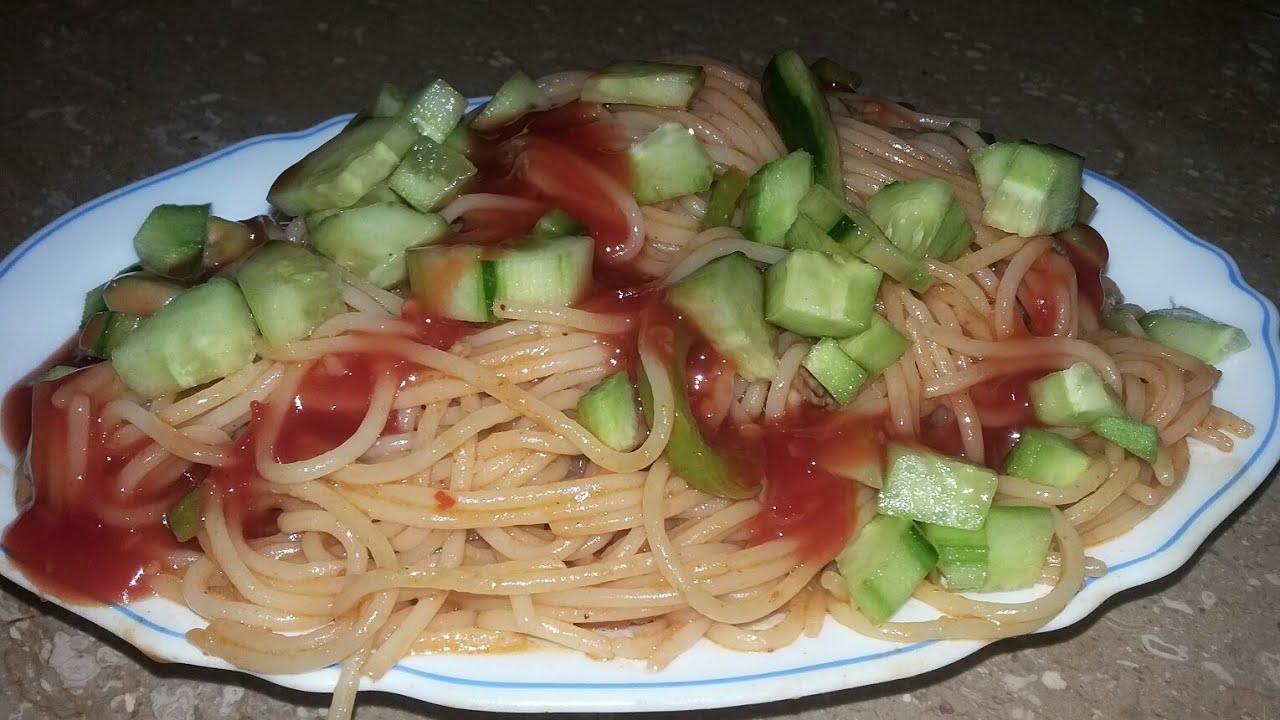 How to make Spaghetti_homemade spaghetti_Indian spaghetti_chicken ...