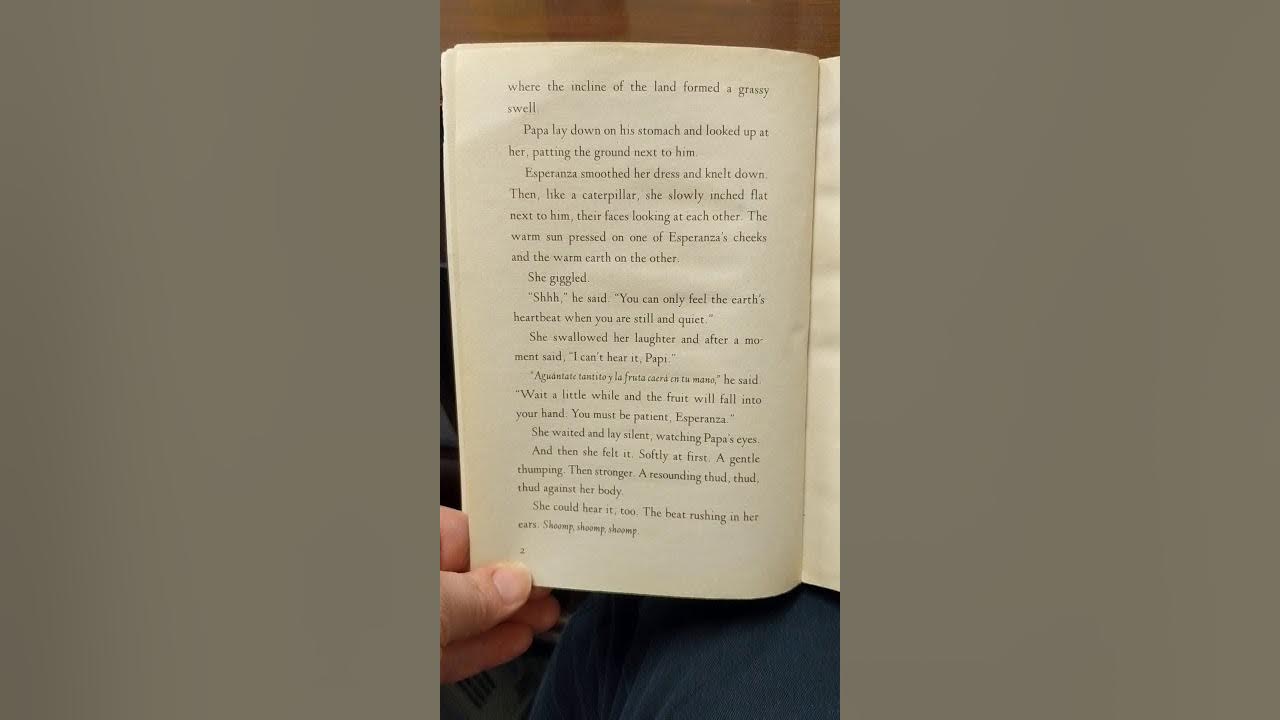 Esperanza Rising chapter 1 - YouTube