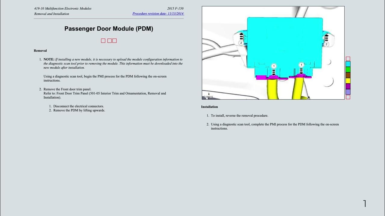 Ford F-150 13th Gen - Passenger Door Module (PDM) - YouTube