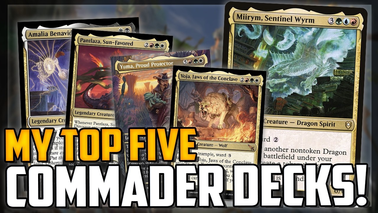 Fun, Strong and Crazy! My Top Five Favourite Commander Decks That I ...