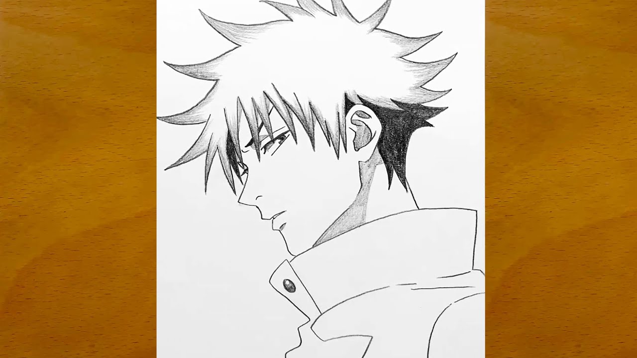 How to Draw Megumi Fushiguro Step by Step || Jujutsu Kaisen Anime ...