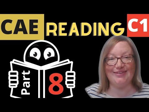 CAE Reading Part 8 // Cambridge Advanced Reading & Use of English C1 ...