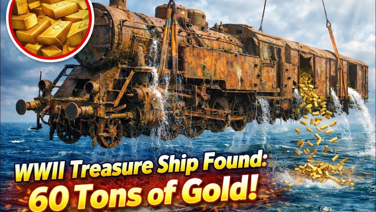 Salvaging WWII Treasure Ship Carrying 60 Tons of Gold, Buried for a ...