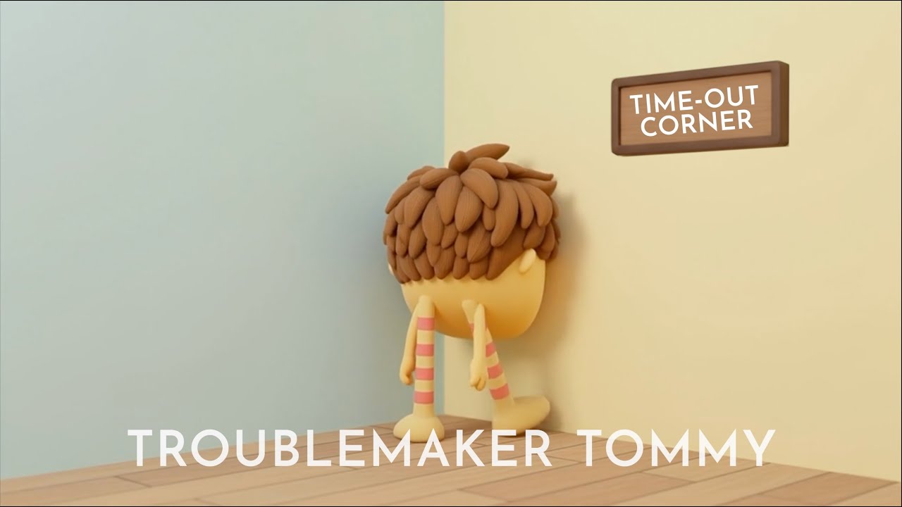Troublemaker Tommy – Timeout corner | Funny Kids Cartoon - YouTube