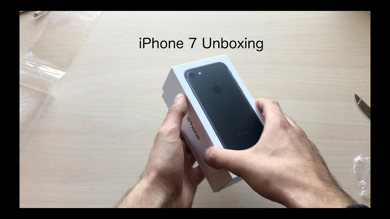 Unboxing the iPhone 7 - YouTube