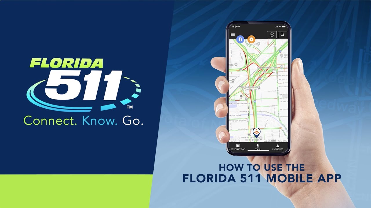 FL511 How-To Video - How to use the Florida 511 Mobile App - YouTube