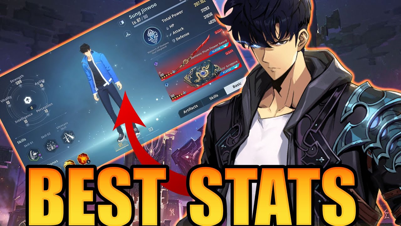 THE ABSOLUTE PERFECT SUNG JINWOO BUILD | UPDATED STATS AND ARTIFACTS | Solo Leveling Arise - YouTube