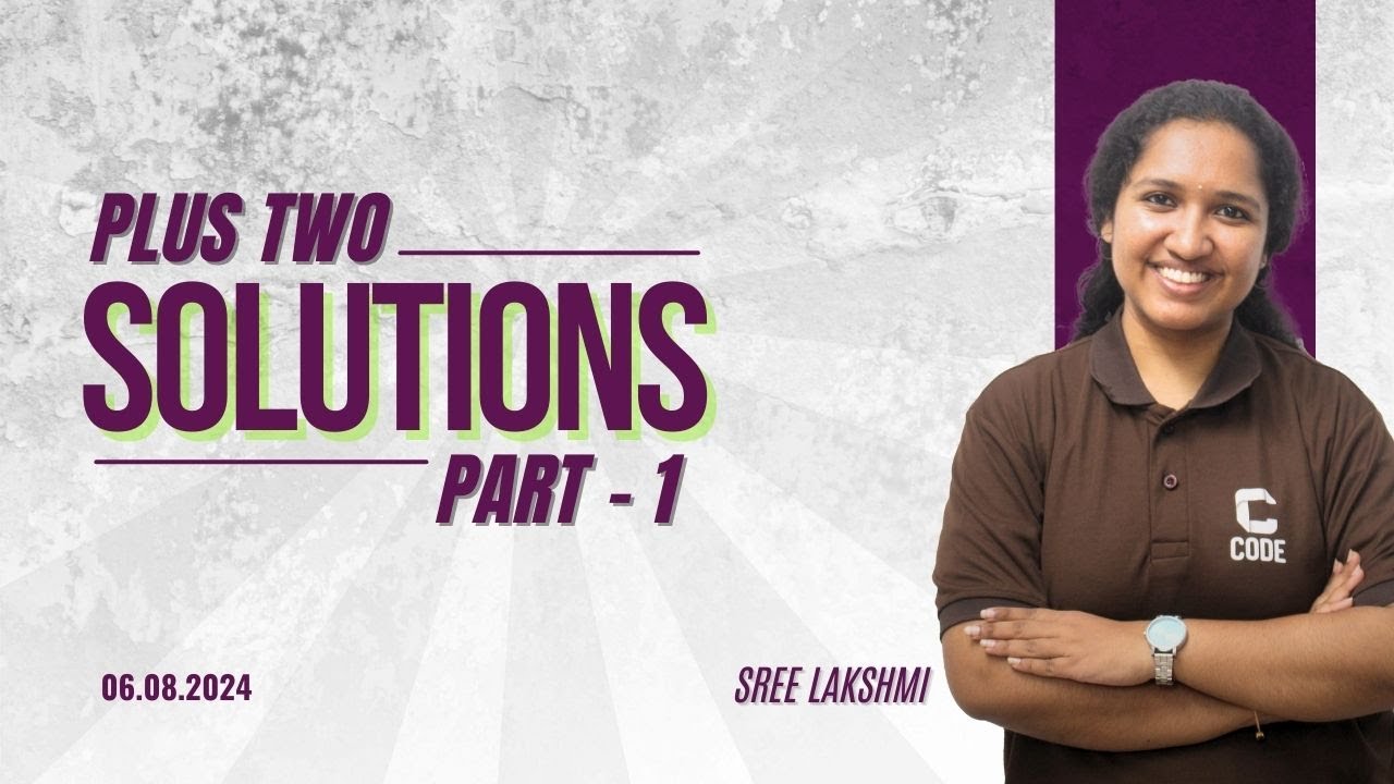 CODE | Explore Solutions with Sreelakshmi Miss| CODE Future - YouTube