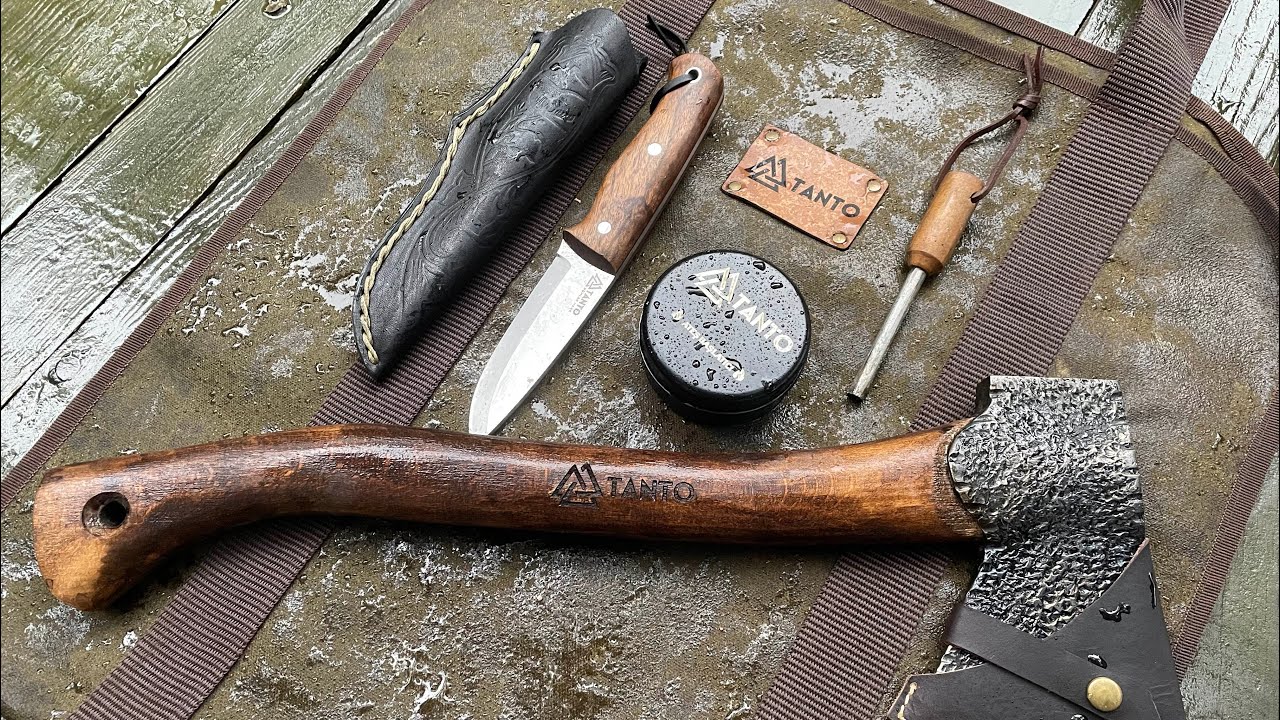 Tanto Bushcraft / Hugin Balta - N690 Bushcraft Bıçak - Ateş Başlatıcı ...