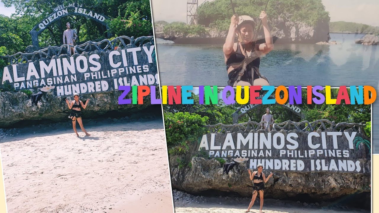Zipline in QUEZON ISLAND ||Alaminos Pangasinan - YouTube