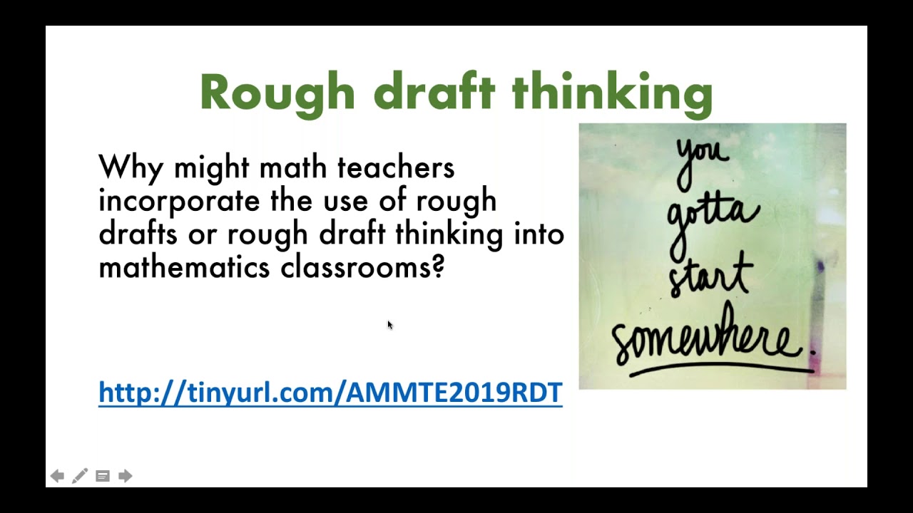 2019 03 28 19 00 Inviting Rough Draft Thinking to Humanize the ...