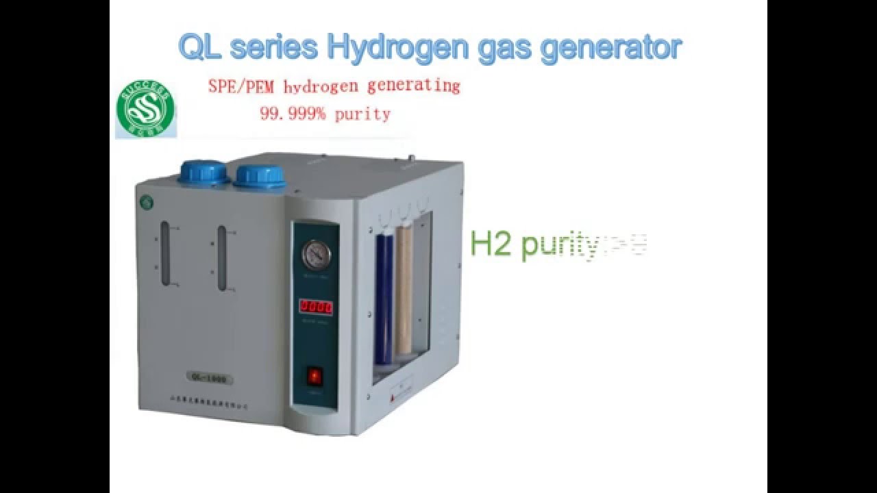 QL-1000 Hydrogen gas generator h2 Ghromatography GC - YouTube
