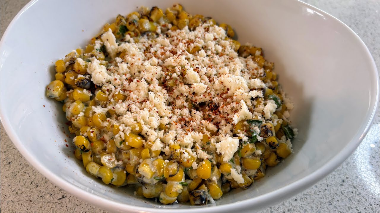 Easy Summer Side Dish [Esquites] Using Frozen Corn and Ready in 10 ...