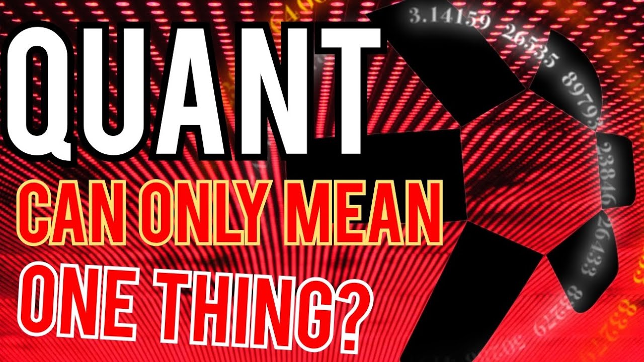 🚨 QUANT | CAN ONLY MEAN ONE THING? BIG TX'S. 😱 #QUANT #QUANTCOIN #QNT ...