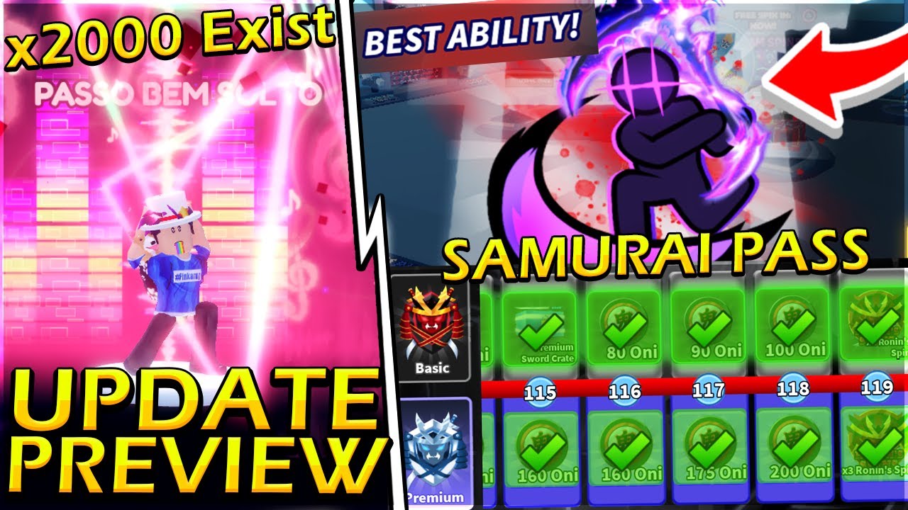 NEW Samurai Pass + Limited Merch Weapons!! ⚔️ - Blade Ball Update ...