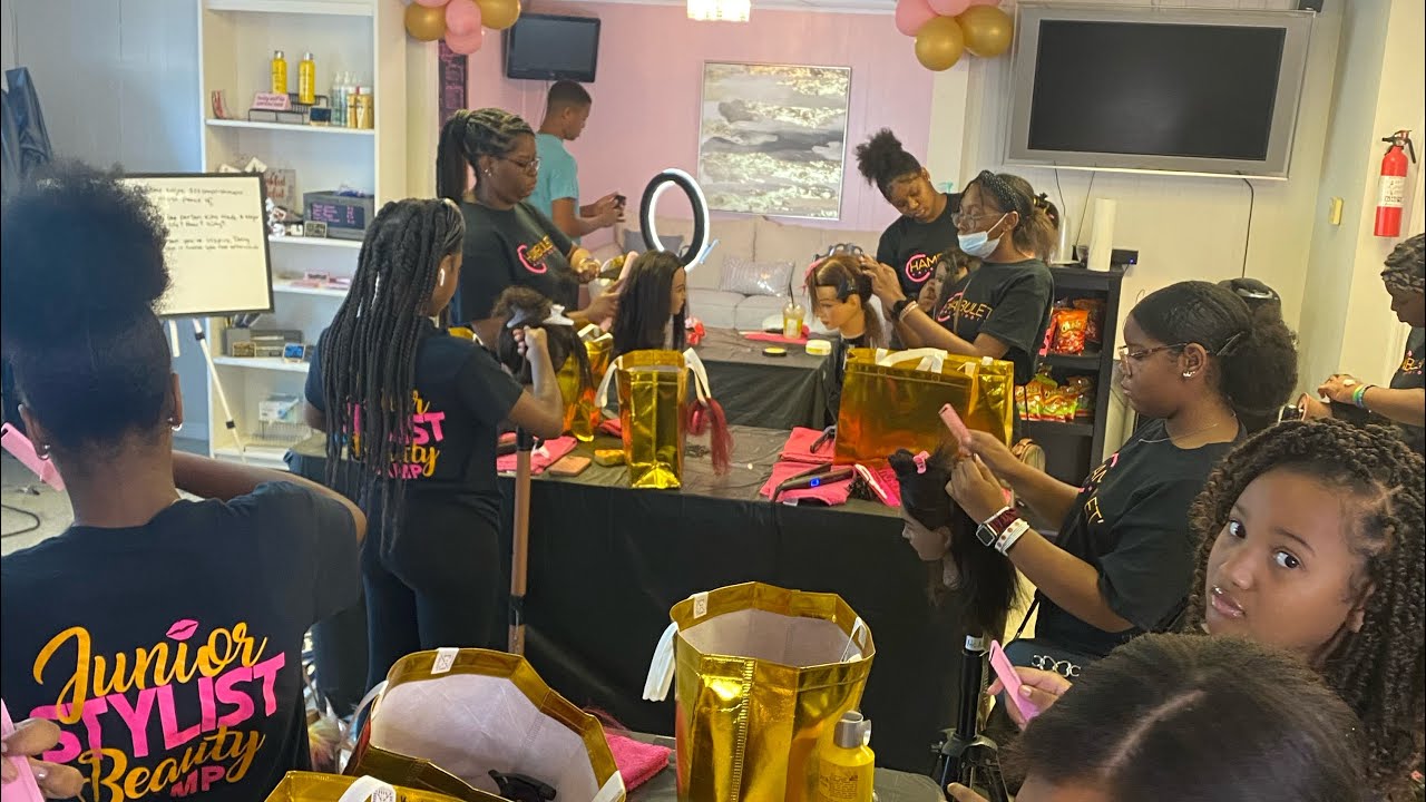 Try Junior Stylist Beauty Camp for your child this summer. - YouTube