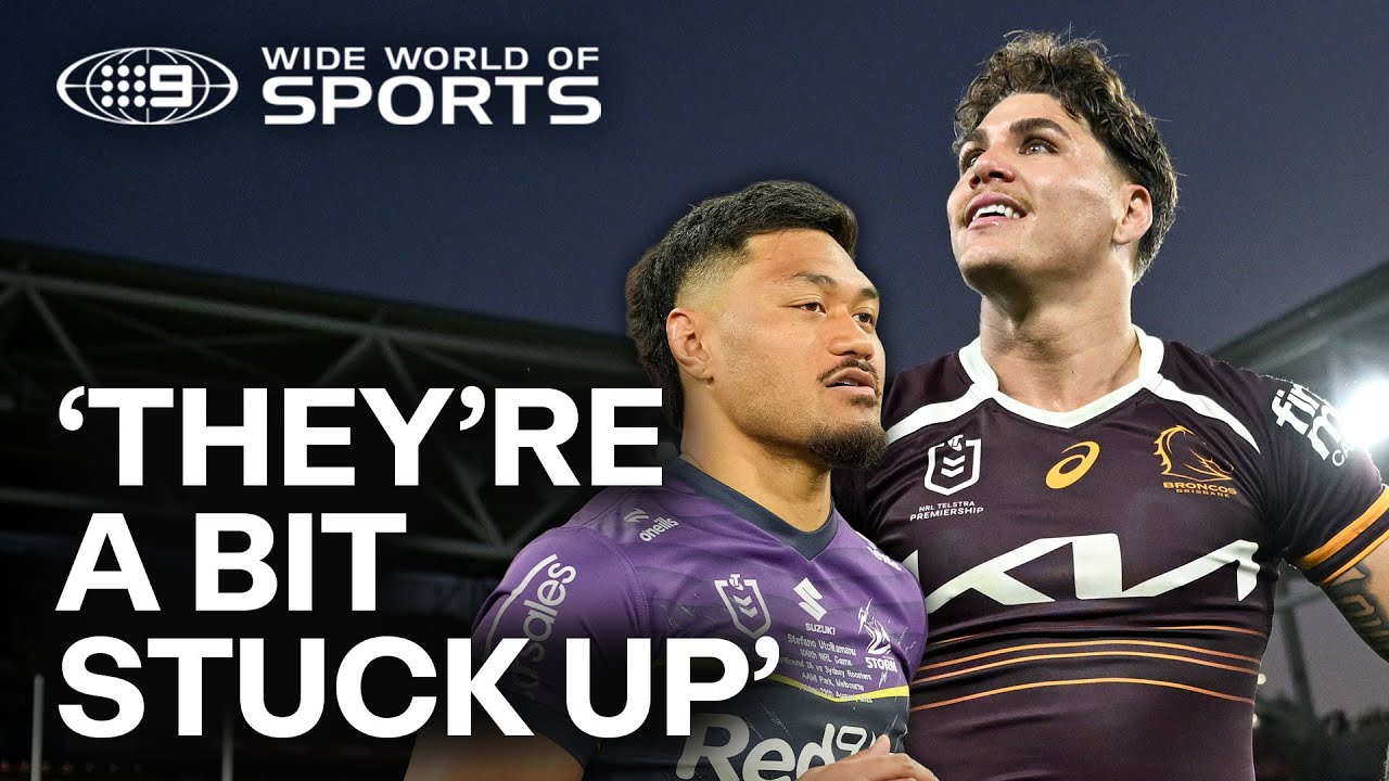 First shots fired as Storm enforcer SLEDGES Broncos | Wide World of ...