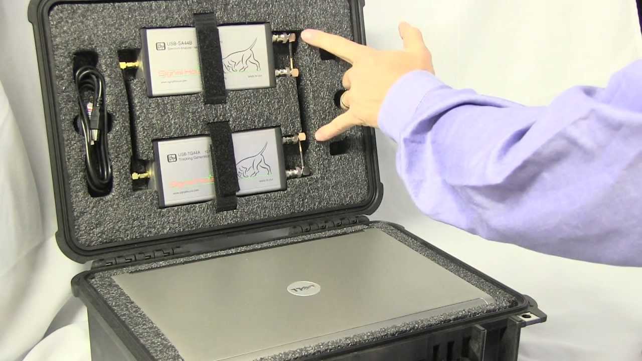 Signal Hound Kit; A convenient rugged feild service kit for a great USB ...