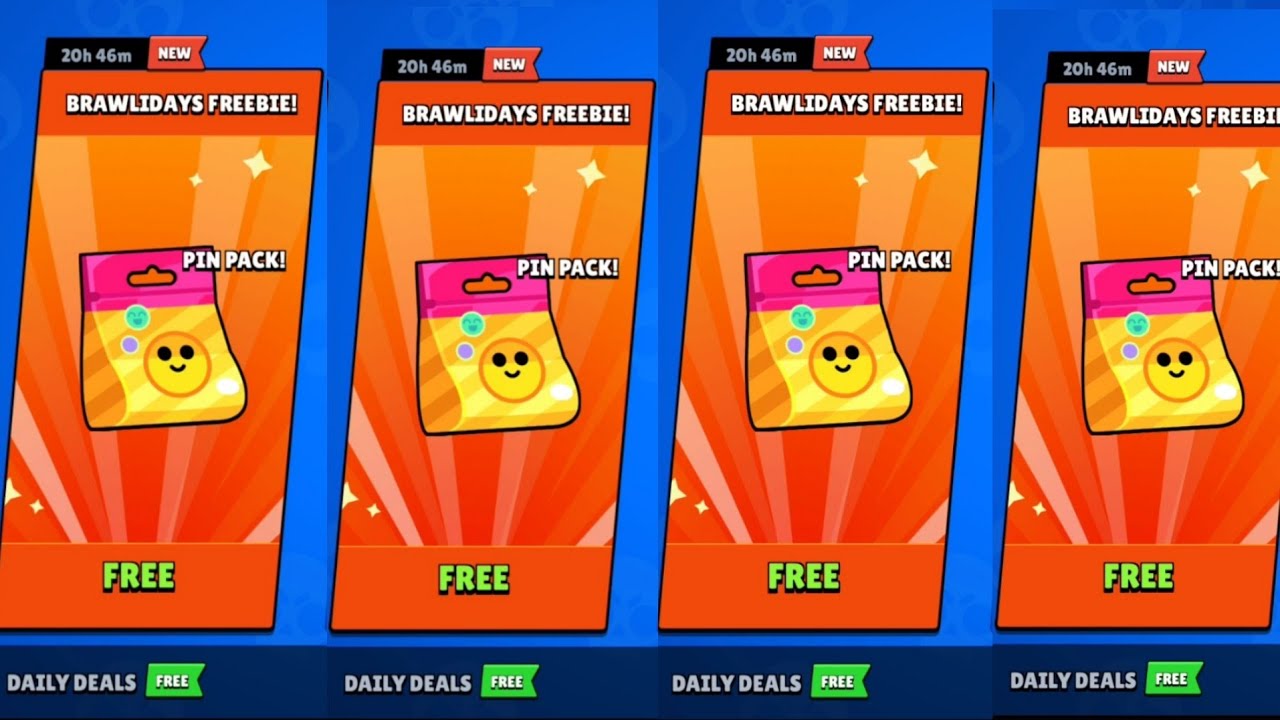 Opening 8 Brawlidays Pin Pack - YouTube