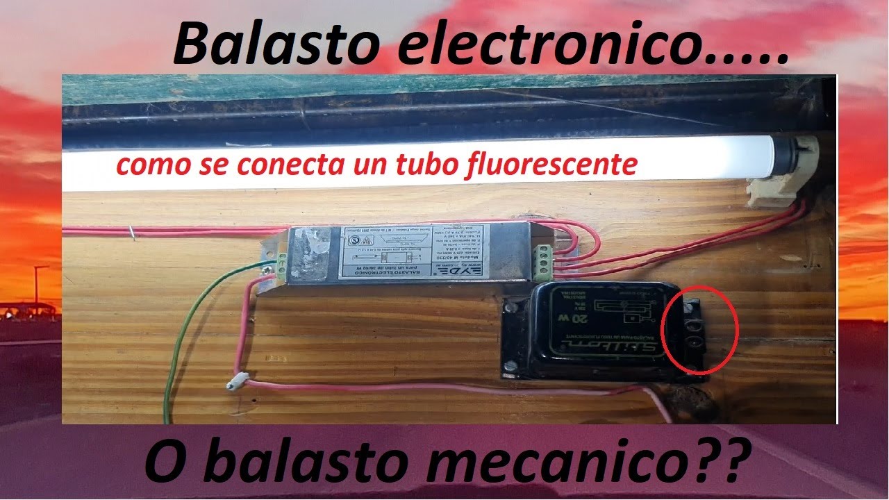 Balasto electronico 40W con un tubo fluorescente de 15W, es posible ...