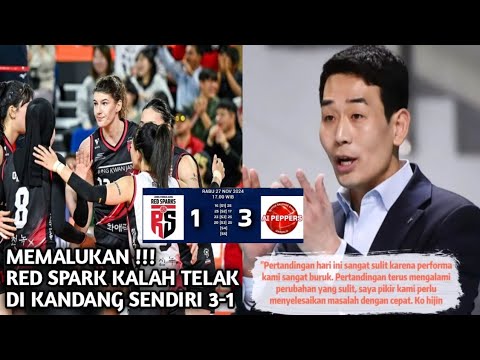 RED SPARK KALAH TELAK😱AI PEPPERS PERMALUKAN RED SPARK 3-1 - YouTube