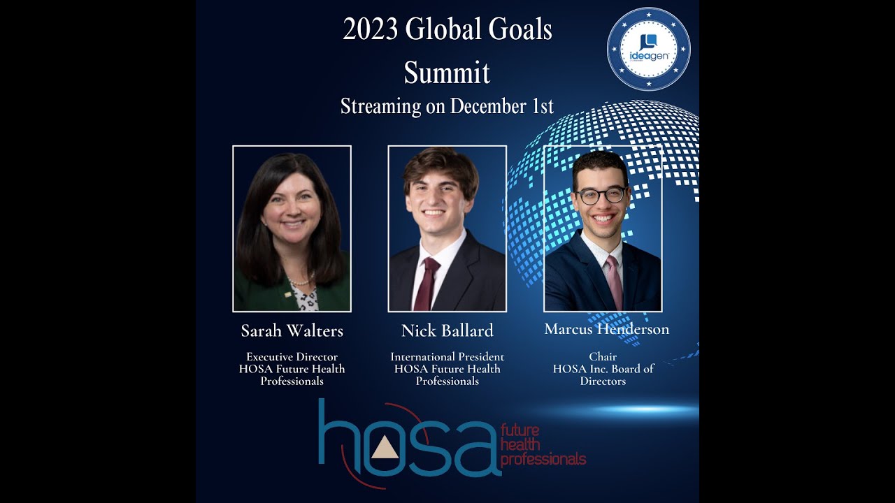 HOSA Future Health Professionals: 2023 Global Goals Summit - YouTube