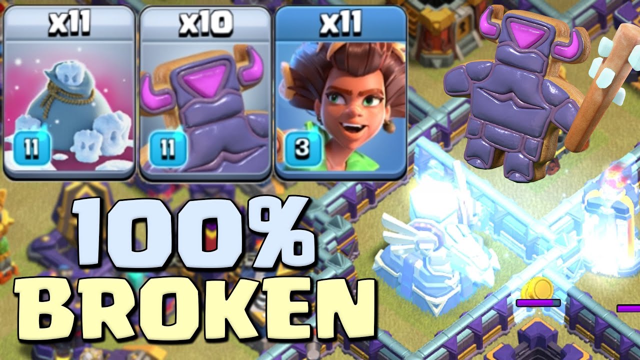 Cookie Attack is CRAZY! TH16 Best New Attacks - Clash Of Clans - YouTube