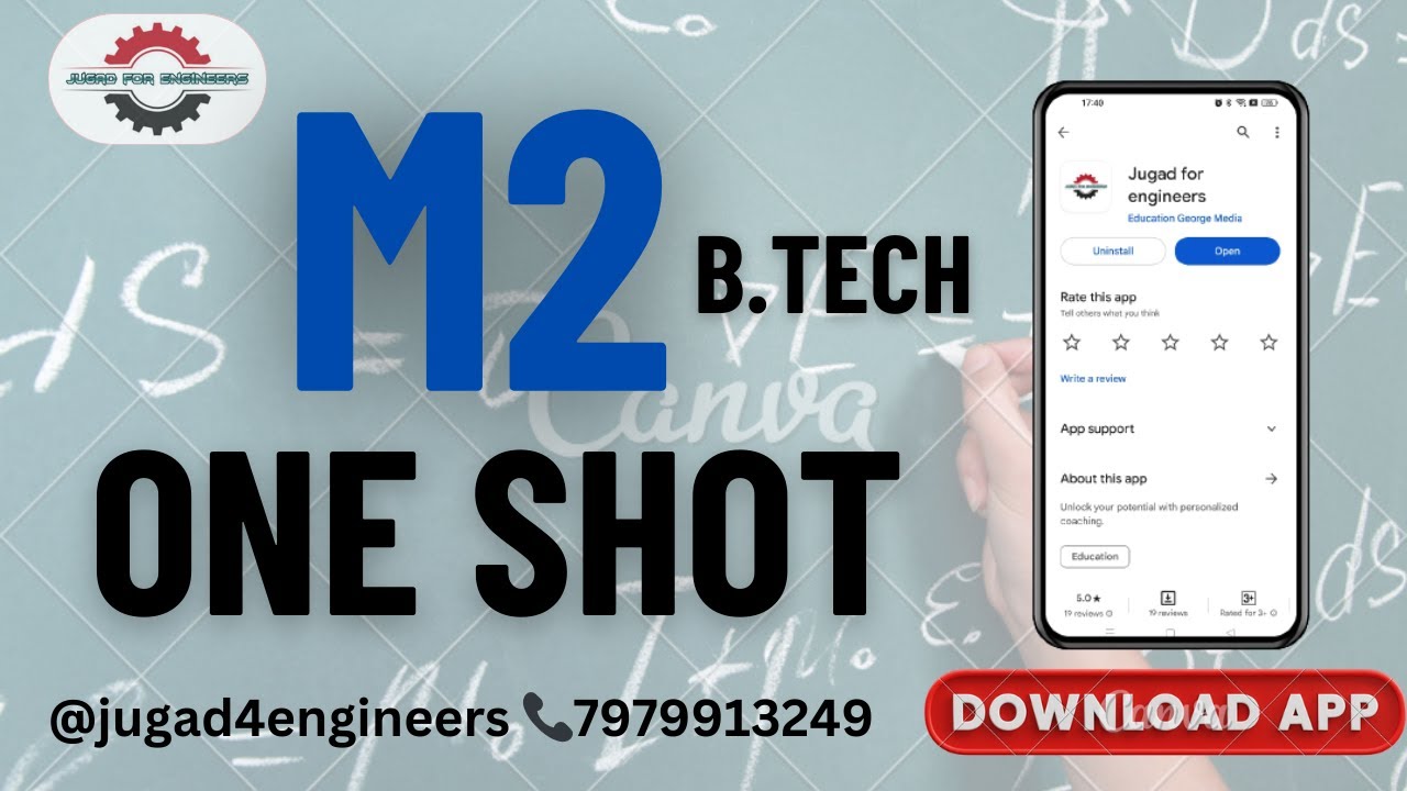 M2 B.Tech in One Shot | jugad4engineers - YouTube